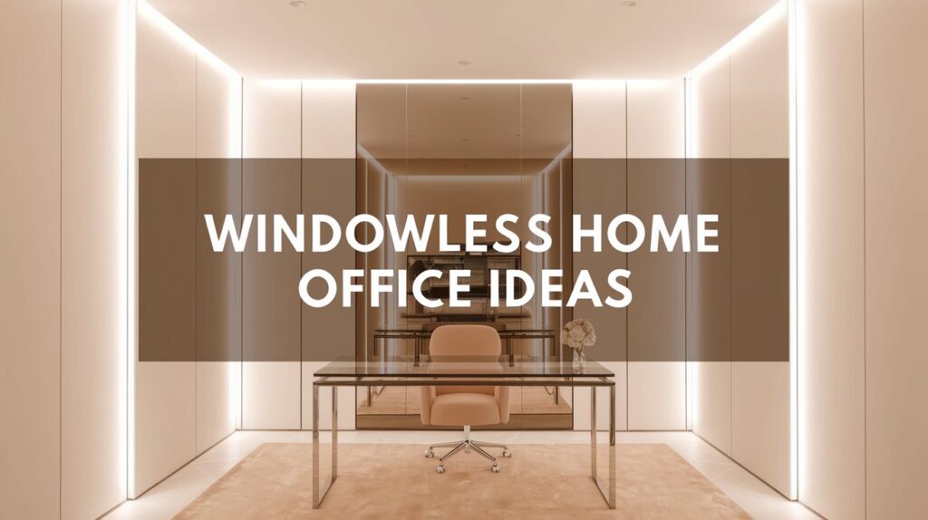 HomeDecorously - Windowless Home Office Ideas To Make The Room Feel ...